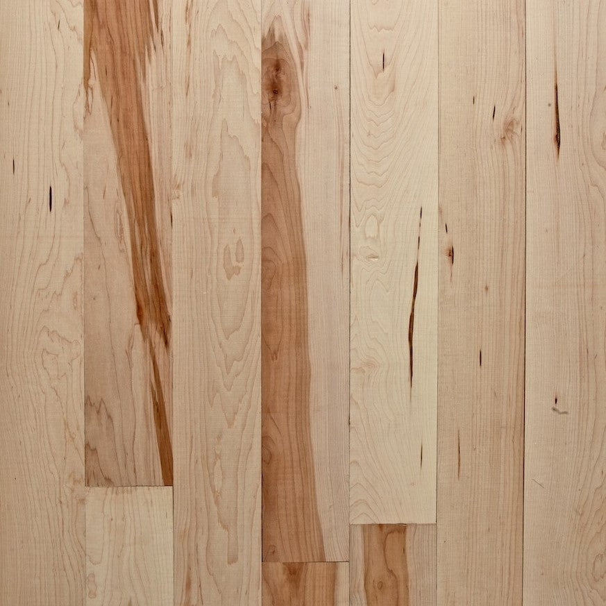 1 1/2" x 3/4" #1 Common Maple - Unfinished Maple Flooring
